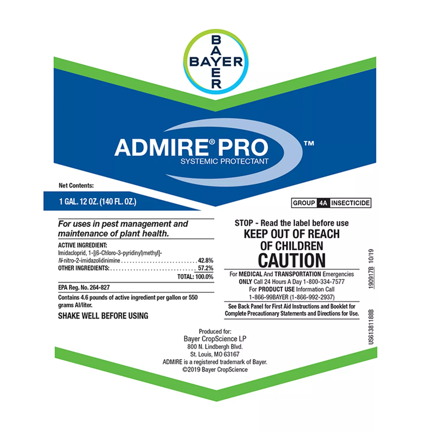 Admire Pro Systemic Protectant Insecticide | Crop Science US